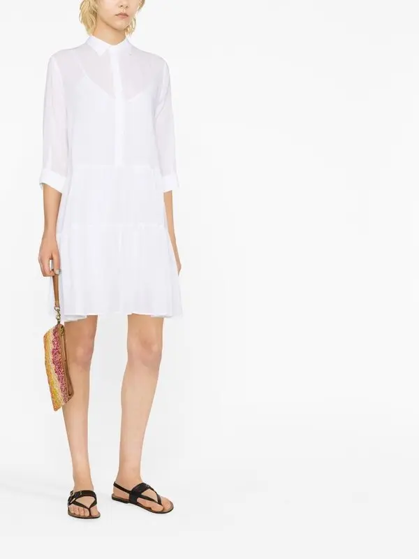 Fabiana Filippi Tiered Cotton Shirtdress
