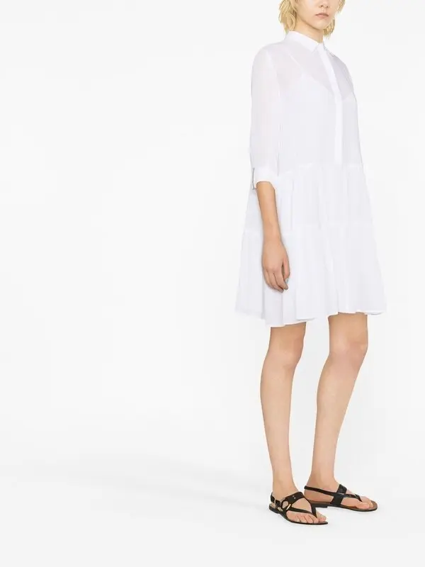Fabiana Filippi Tiered Cotton Shirtdress