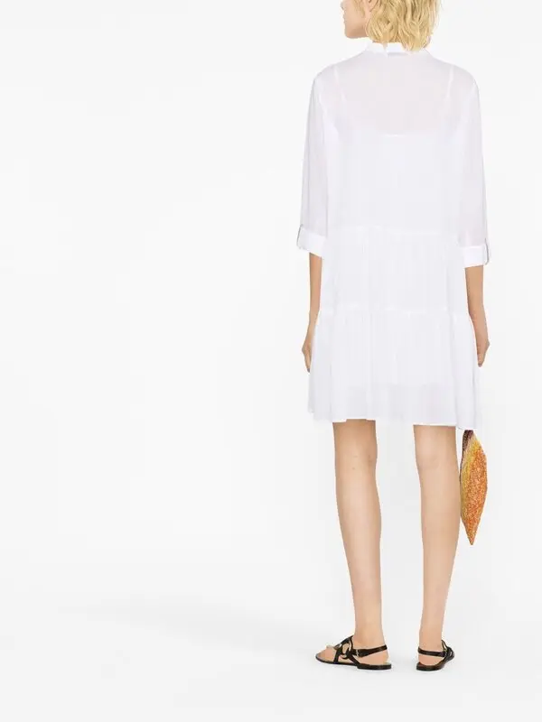 Fabiana Filippi Tiered Cotton Shirtdress