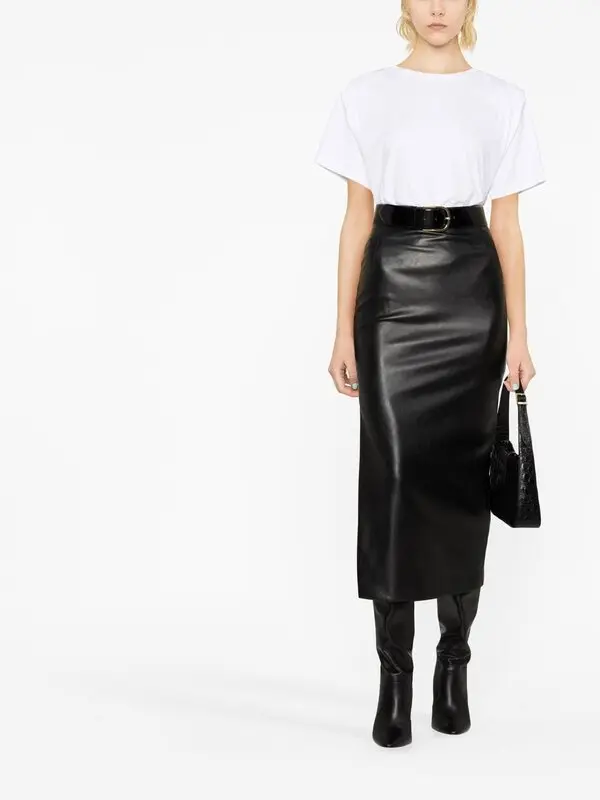 Isabel Marant Étoile Zelitos Pleat-detail T-shirt - White