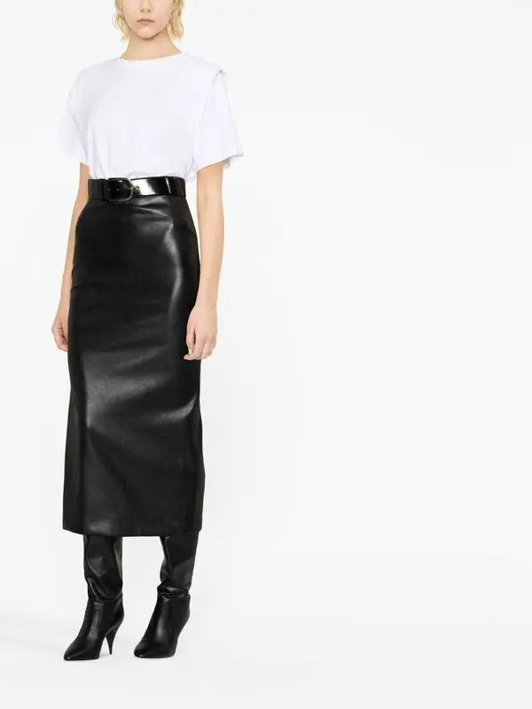 Isabel Marant Étoile Zelitos Pleat-detail T-shirt - White