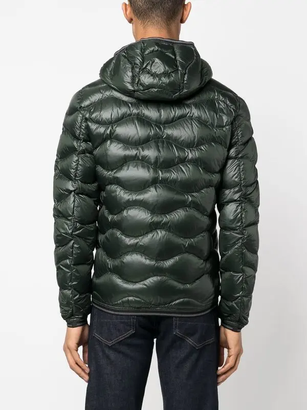 BLAUER. Feather-down Quilted Jacket - Green