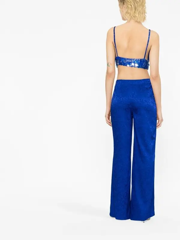 P.a.r.o.s.h Sequin-embellished Crop Top