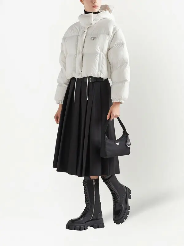 Prada Re-nylon Convertible Down Jacket