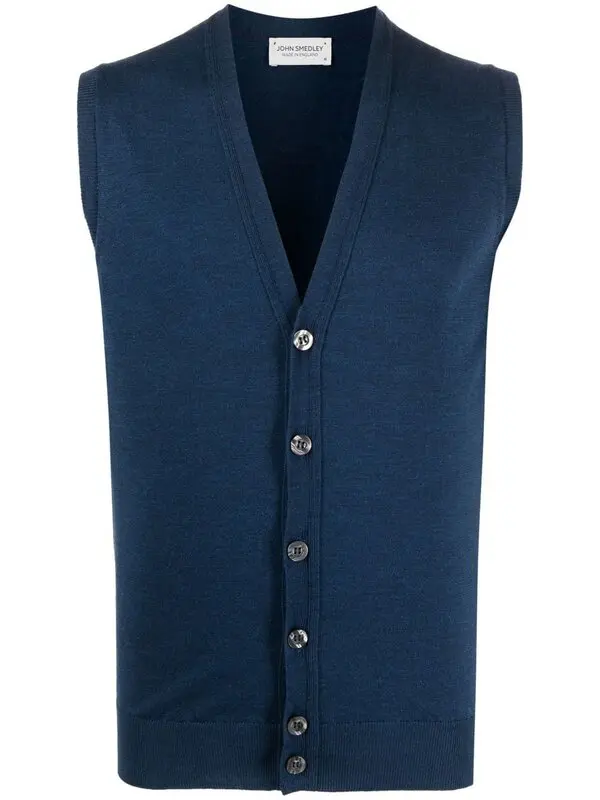 John Smedley Merino Wool Knitted Vest