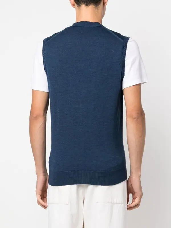 John Smedley Merino Wool Knitted Vest