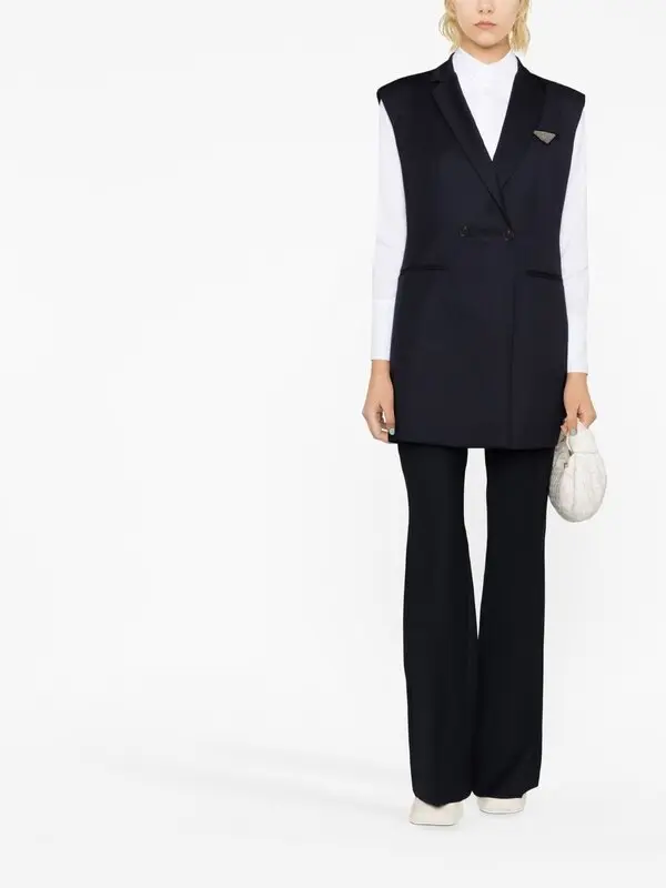 Fabiana Filippi Sleeveless Merino Wool Blazer