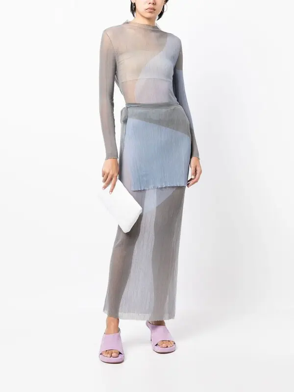 Eckhaus Latta Watercolor Long-sleeve Top