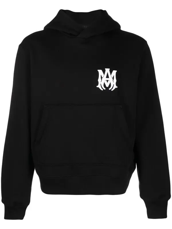 Amiri Logo-print Hoodie - Black
