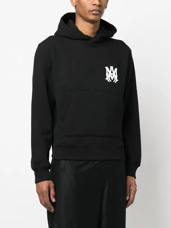 Amiri Logo-print Hoodie - Black