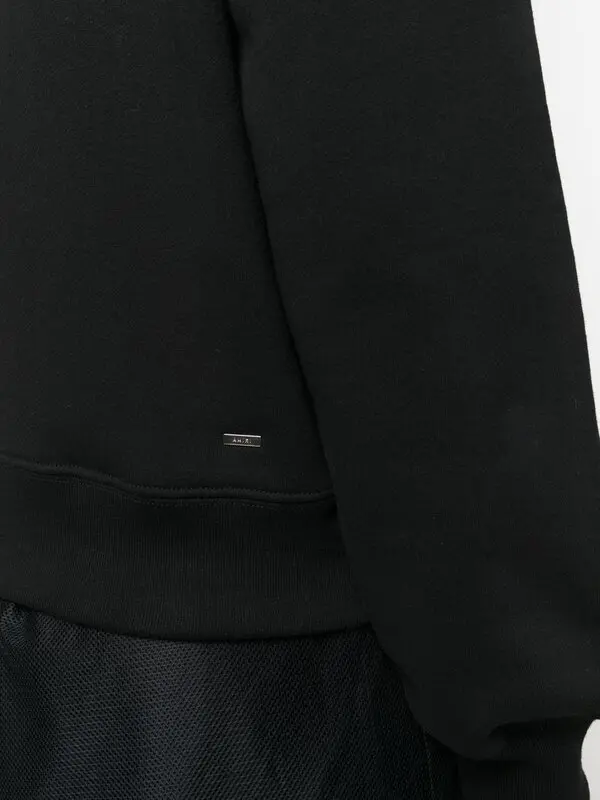 Amiri Logo-print Hoodie - Black