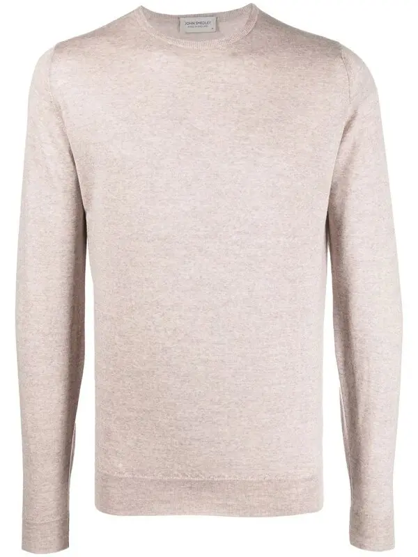 John Smedley Round-neck Knit Jumper - Neutrals