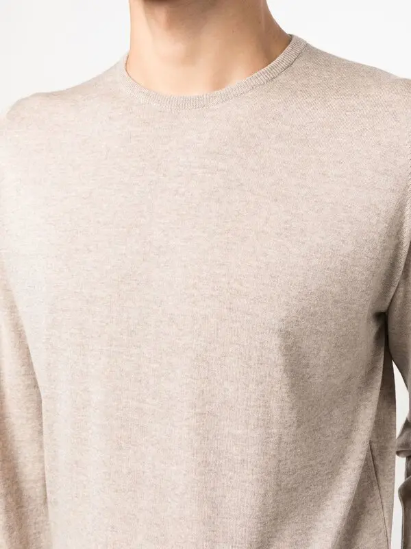 John Smedley Round-neck Knit Jumper - Neutrals