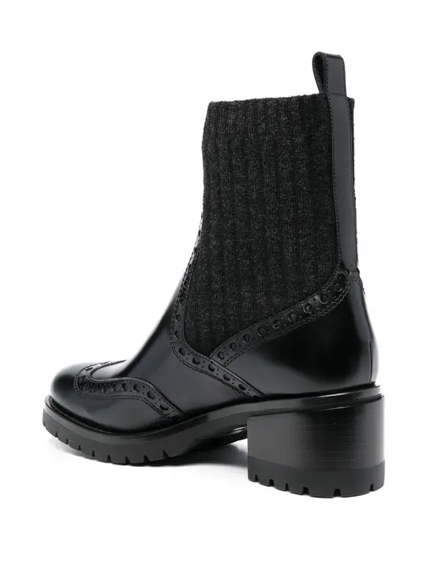 Santoni Sock-style Chelsea Boots
