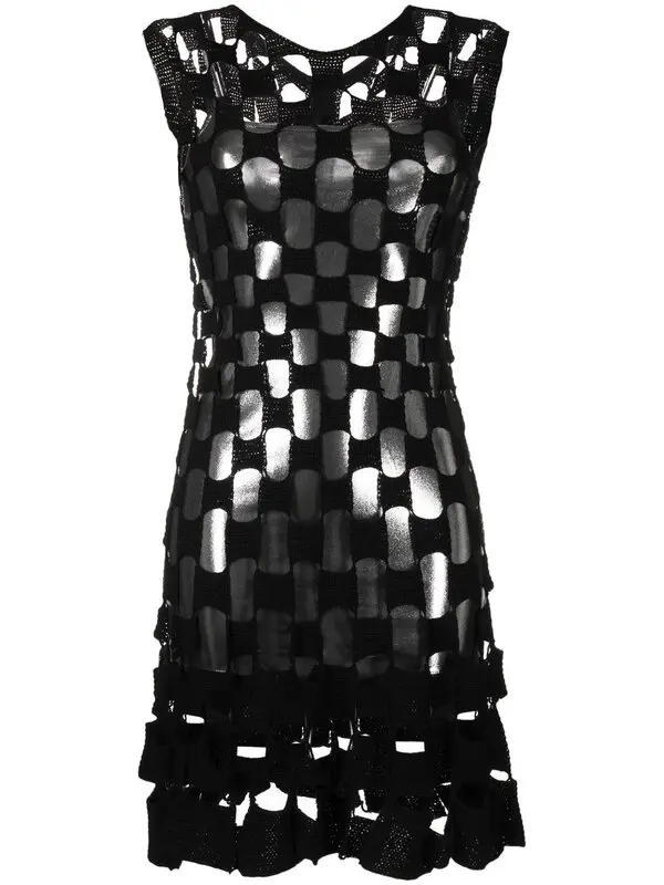 Monse Cut-out Knit Mini Dress
