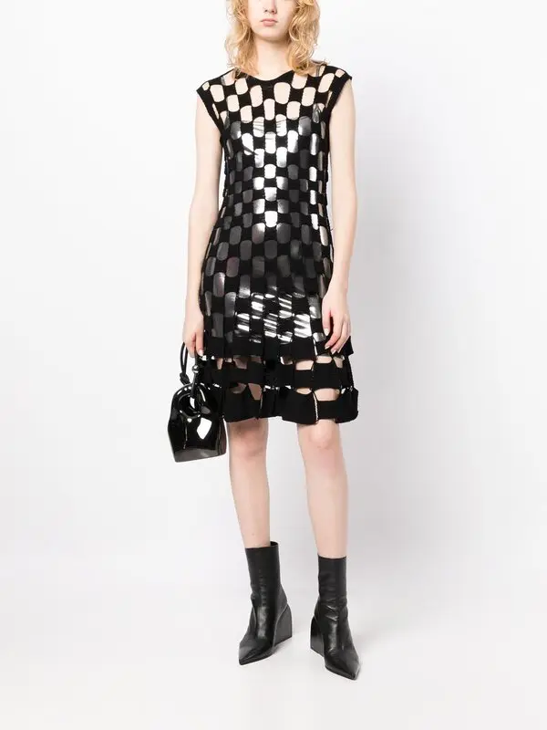 Monse Cut-out Knit Mini Dress