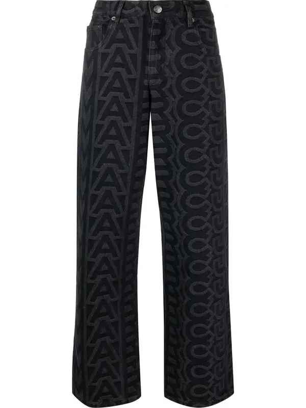 Marc Jacobs Monogram Straight-leg Jeans