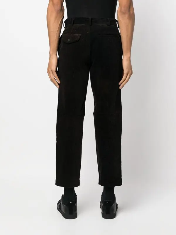 BLACK COMME DES GARÇONS Cropped Corduroy Trousers