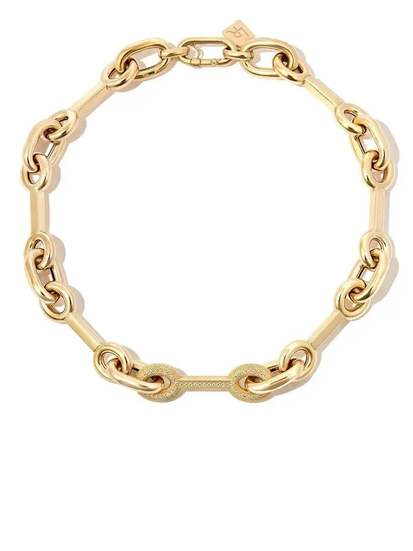 Lauren Rubinski 14kt Yellow Mixed-link Necklace