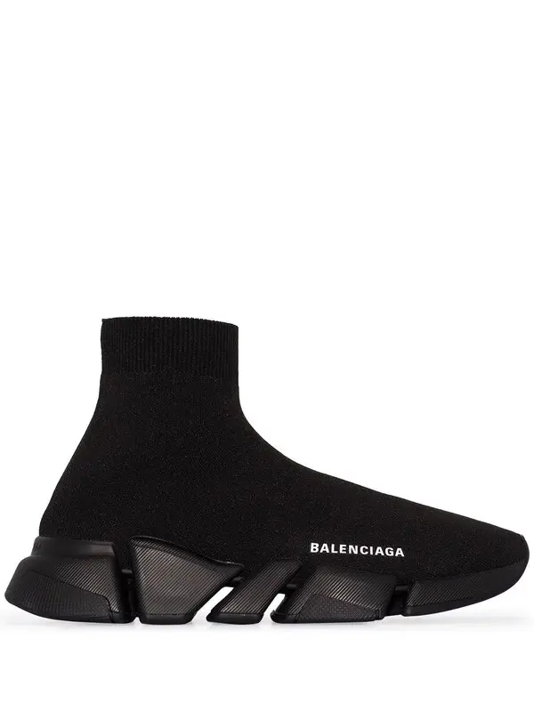 Balenciaga Speed 2.0 Sock Sneakers - Black