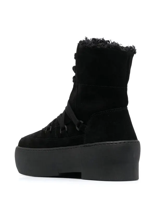GIABORGHINI Flatform Lace-up Boots