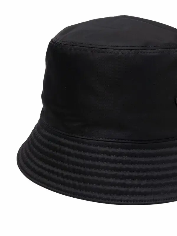 Prada Baseball Panel Leather Bucket Hat