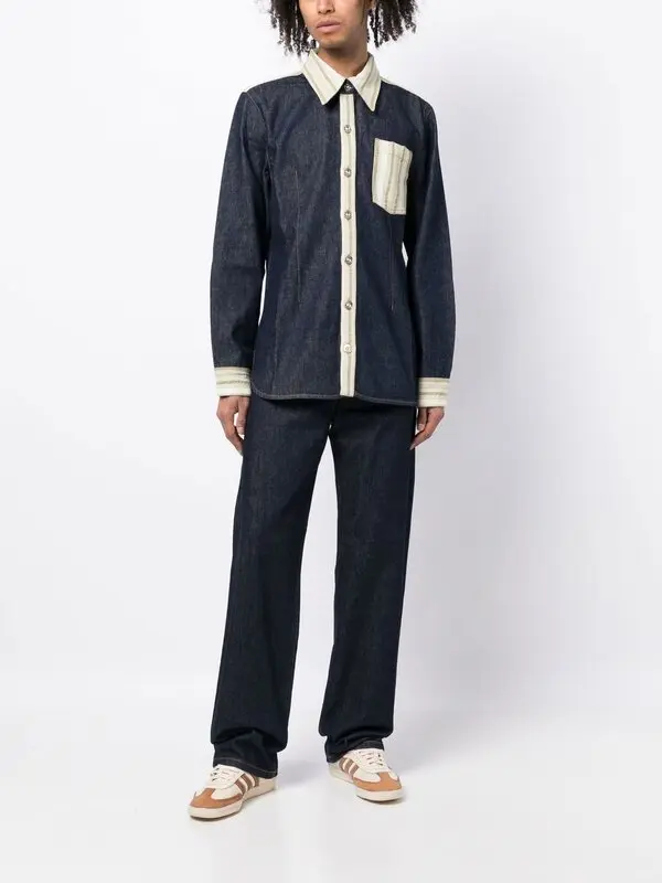 WALES BONNER Miles Denim Shirt