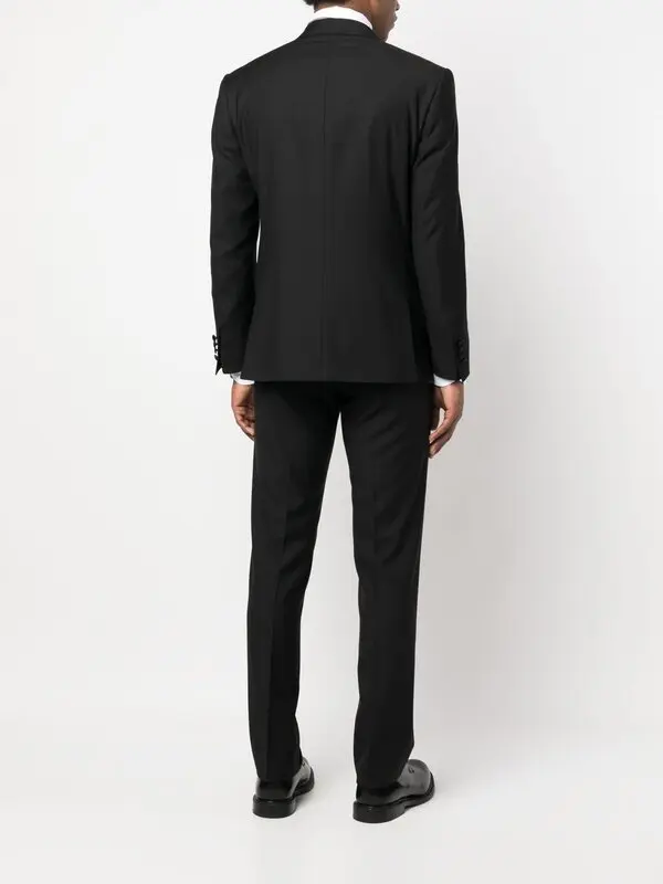 Corneliani Peak Lapel Single-breasted Virgin-wool Suit