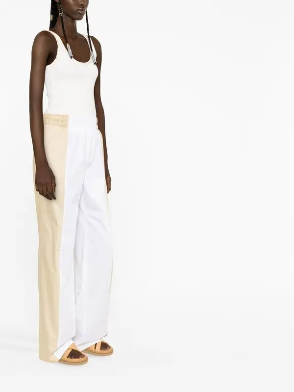 Fabiana Filippi Two-tone Wide-leg Trousers