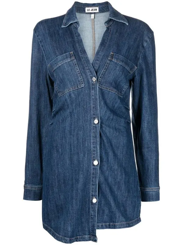 LE JEAN Eliza V-neck Dress