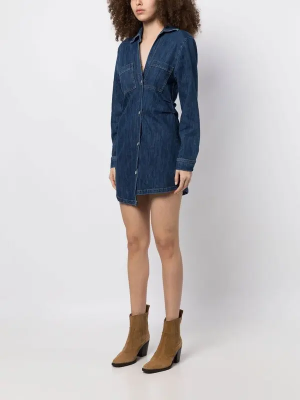 LE JEAN Eliza V-neck Dress