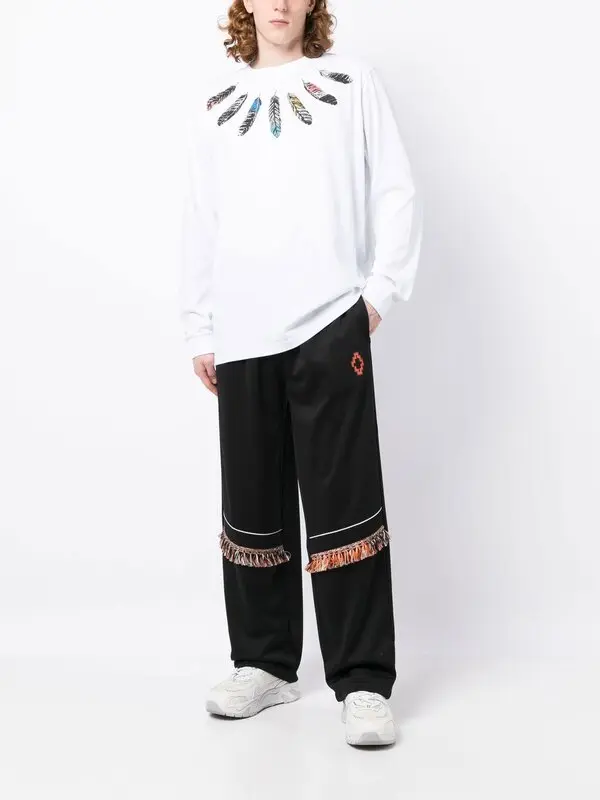 COUNTY OF MILAN Fringe-detailing Track Pants
