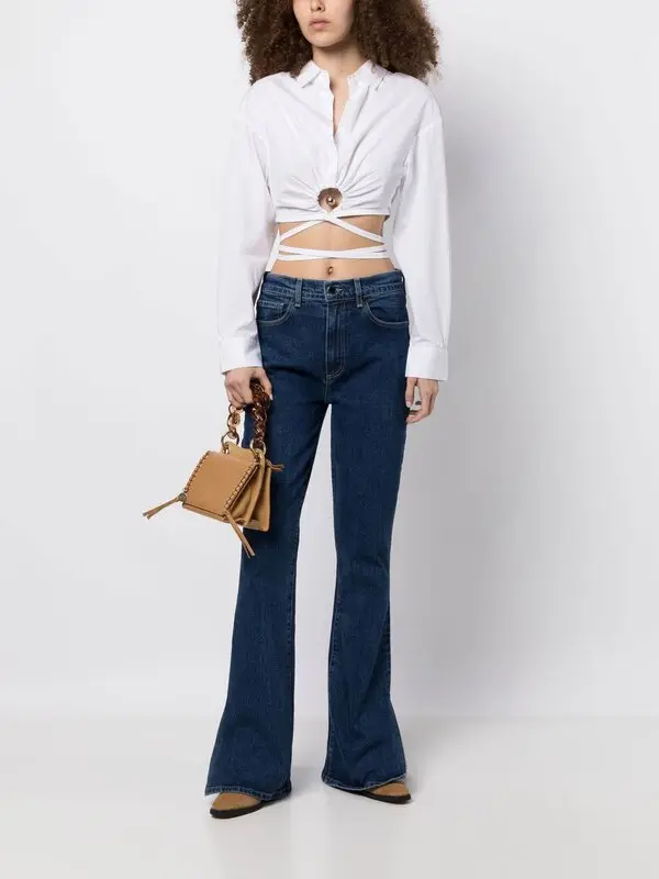 LE JEAN Stella Flared-leg Jeans