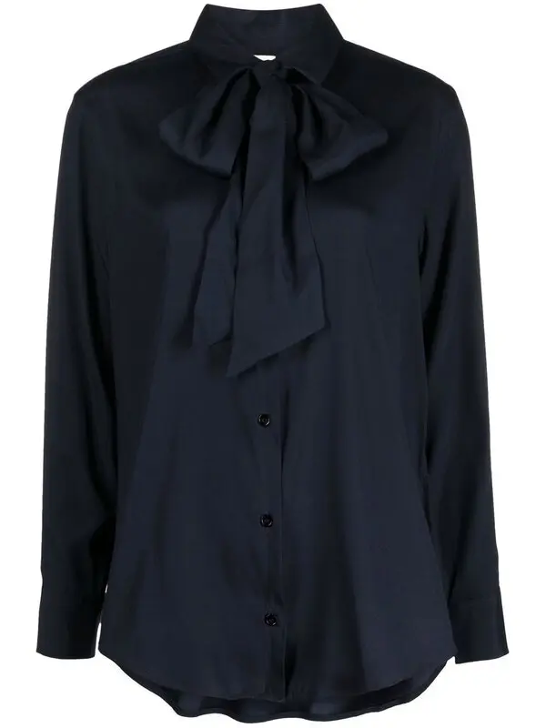 PAULA S Scarf-detail Shirt