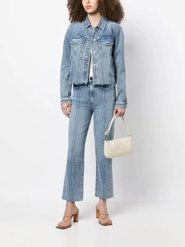 LE JEAN Denim Button-down Jacket