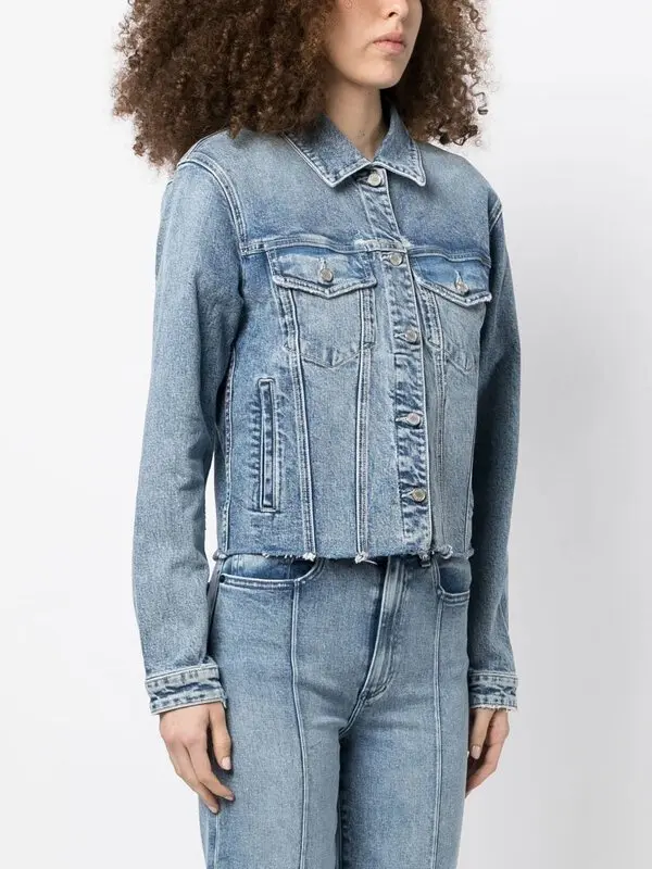 LE JEAN Denim Button-down Jacket