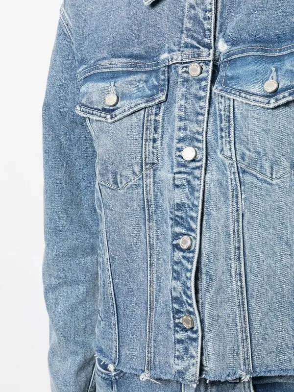 LE JEAN Denim Button-down Jacket