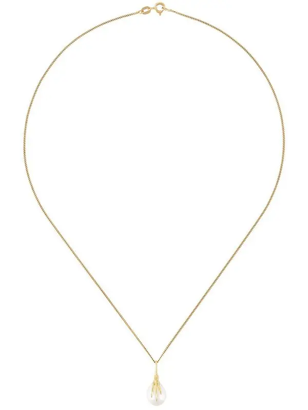 WOUTERS & HENDRIX Crow's Claw' Pearl Necklace - Metallic