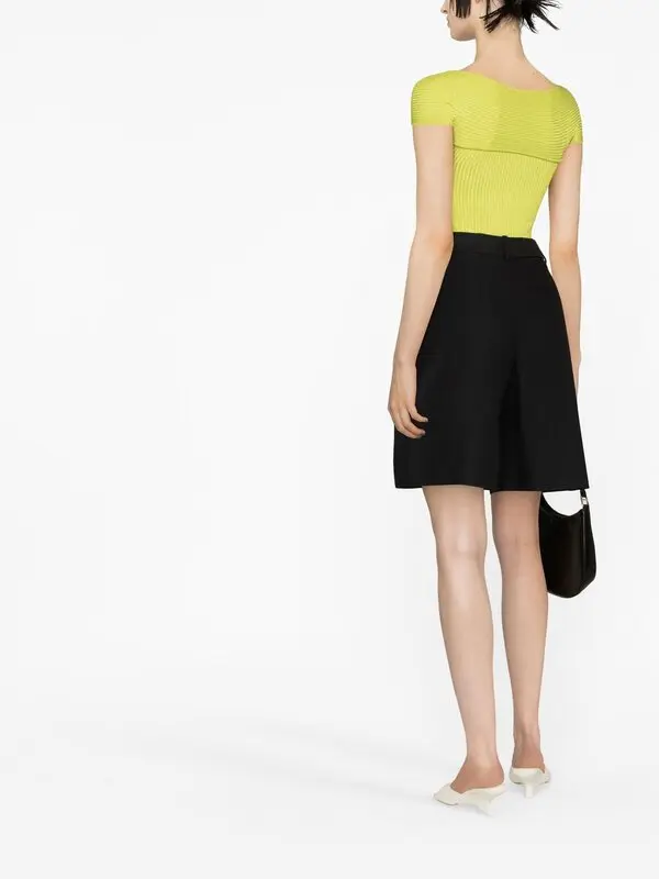 SELF-PORTRAIT Knitted Off-shoulder Top