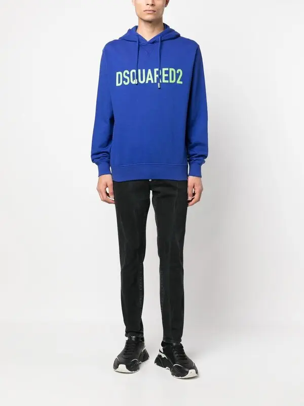 Dsquared2 Cotton Hoodie With Logo