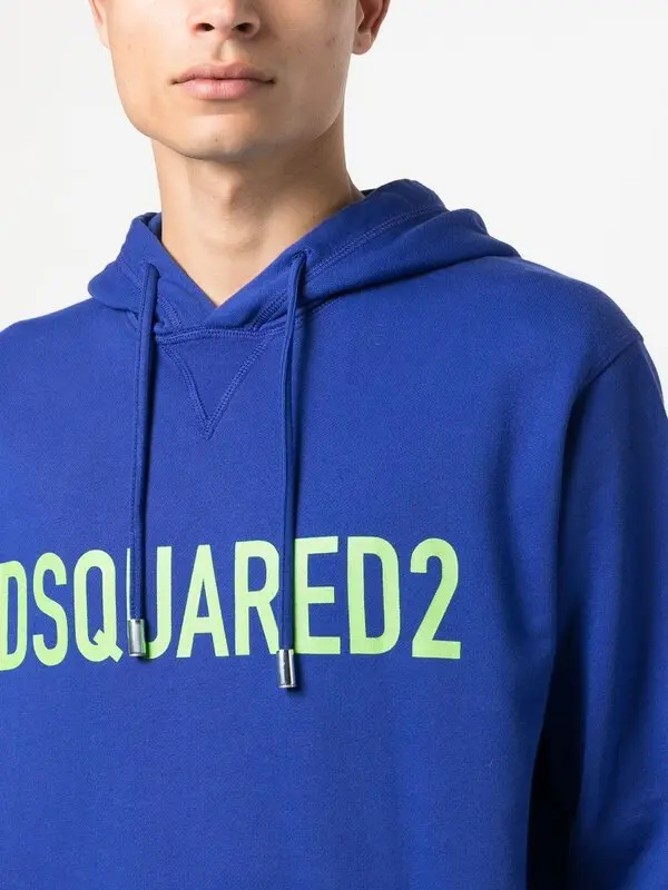 Dsquared2 Cotton Hoodie With Logo