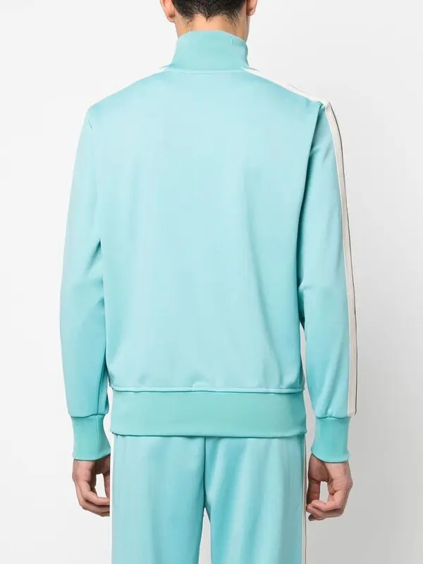 Palm Angels Logo-print Zip-up Track Jacket - Blue