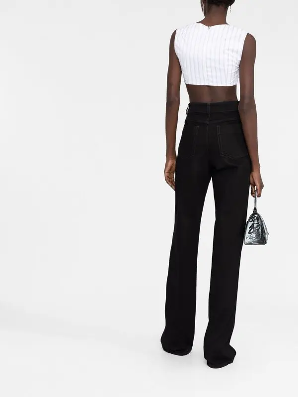 Attico Knot-detail Cropped Top