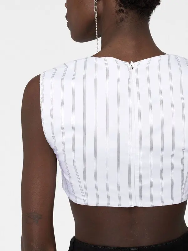 Attico Knot-detail Cropped Top