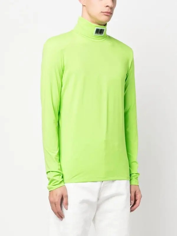 VTMNTS Barcode Turtleneck Jumper