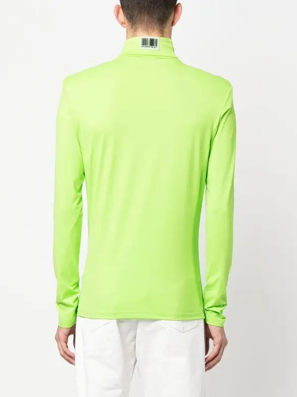 VTMNTS Barcode Turtleneck Jumper