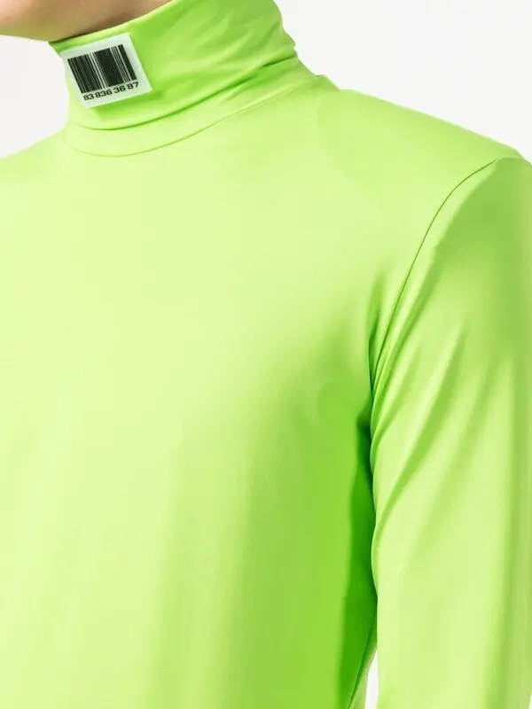 VTMNTS Barcode Turtleneck Jumper