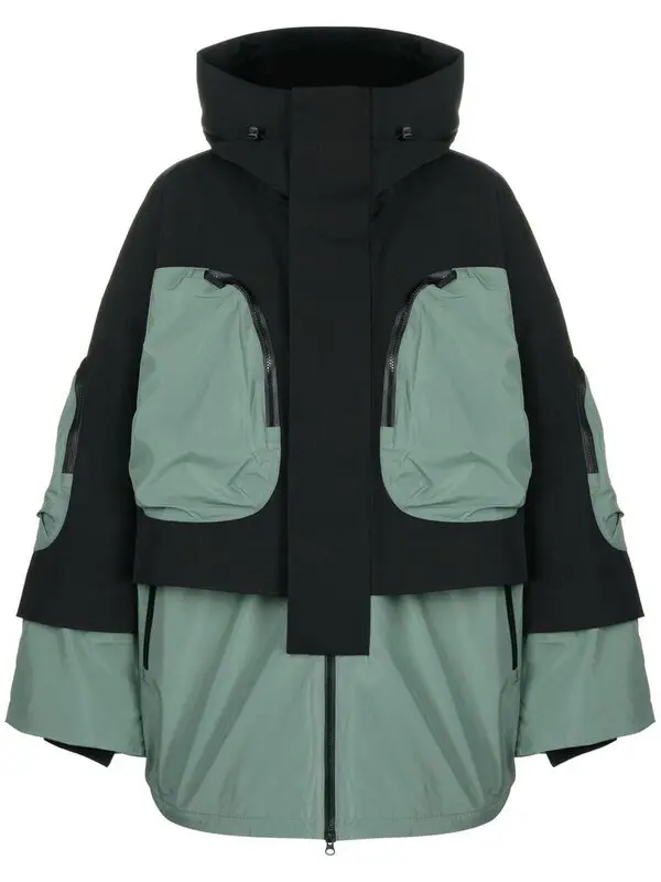 A. A. SPECTRUM Zip-up Padded Down Jacket