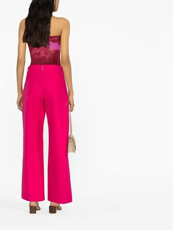 WANDLER Magnolia Wide-leg Jeans