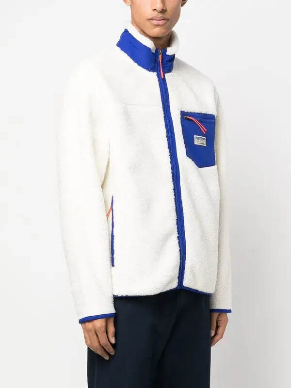 Ralph Lauren Funnel Neck Zip-up Fleece Jacket